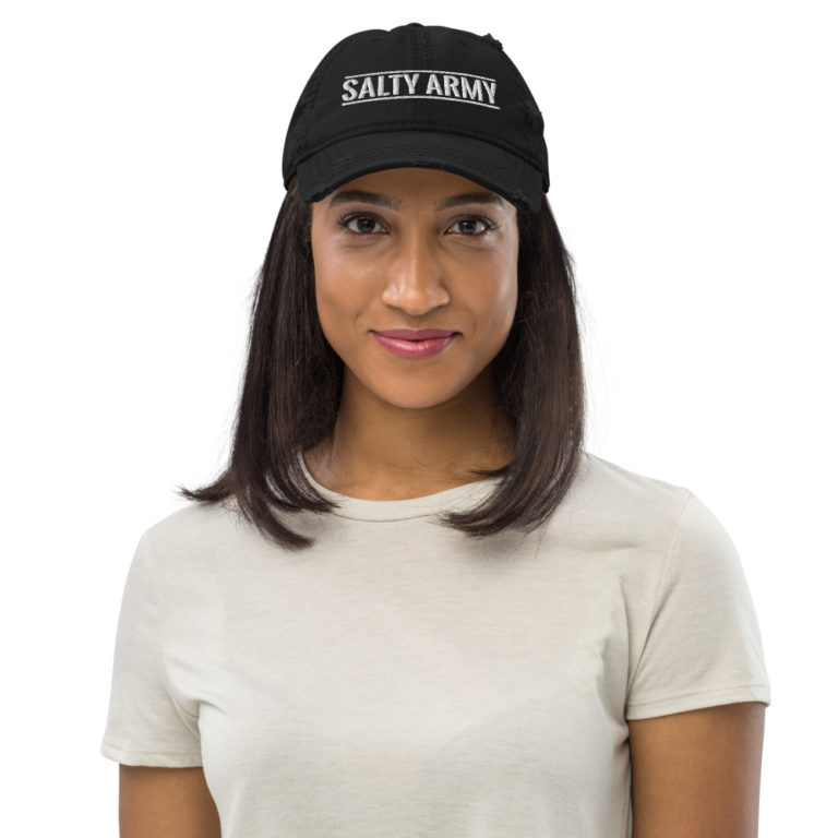 Salty Army Distressed Cap - SALTY